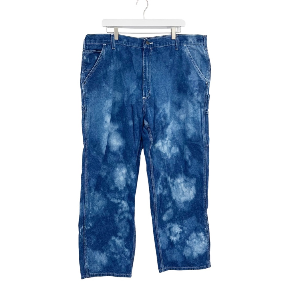 Carhartt Custom Bleach Splatter Cargo Pants Sz 40 - Gem